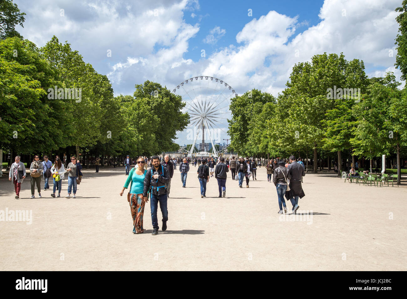 Famous ferris wheel in paris hi-res stock photography and images - Alamy