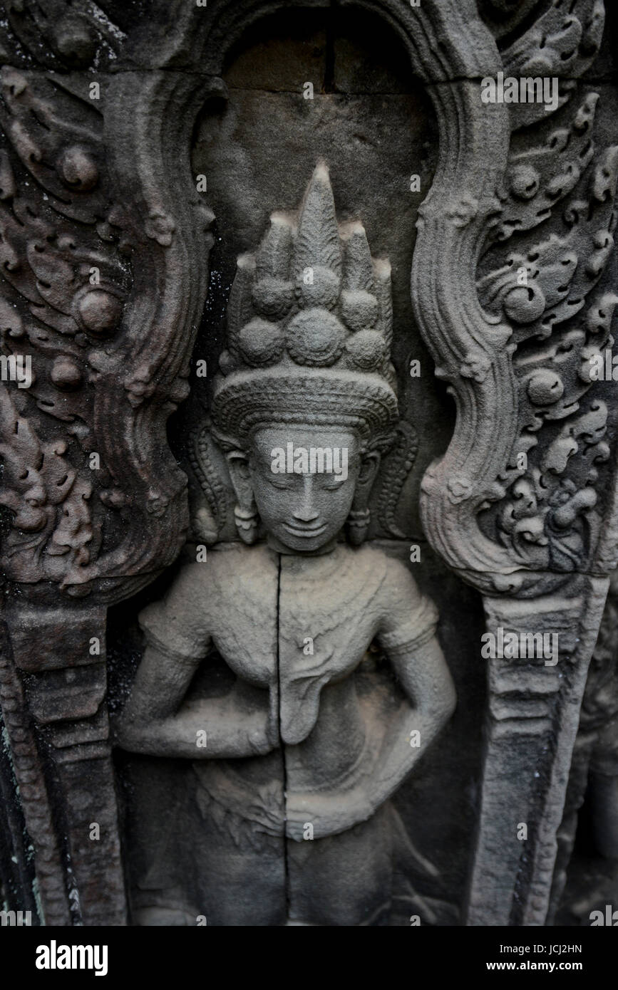 The Temple of Ta Prohm in the Temple City of Angkor near the City of ...