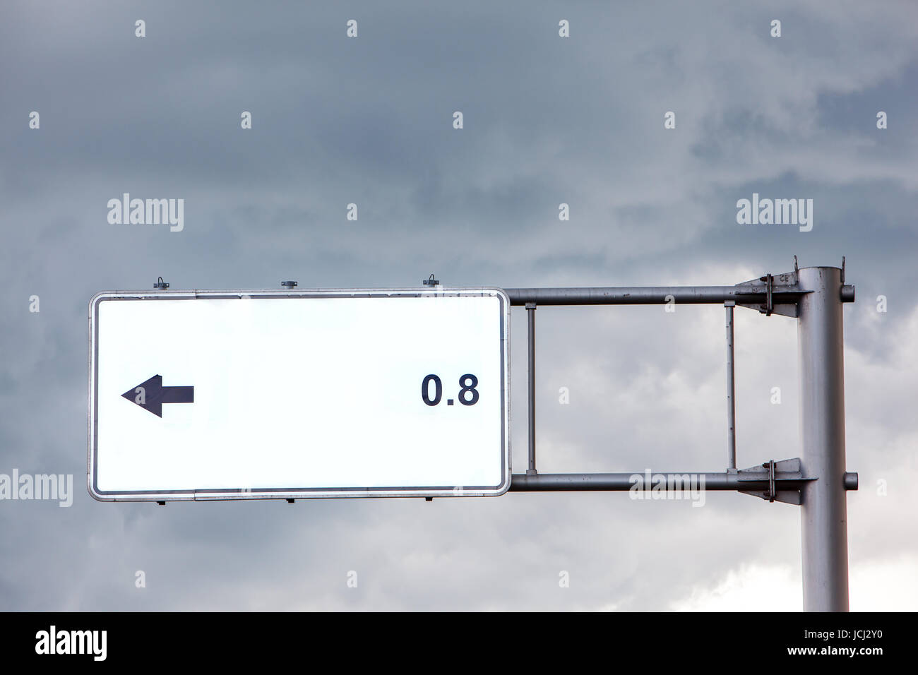 Big road sign against the sky Stock Photo - Alamy