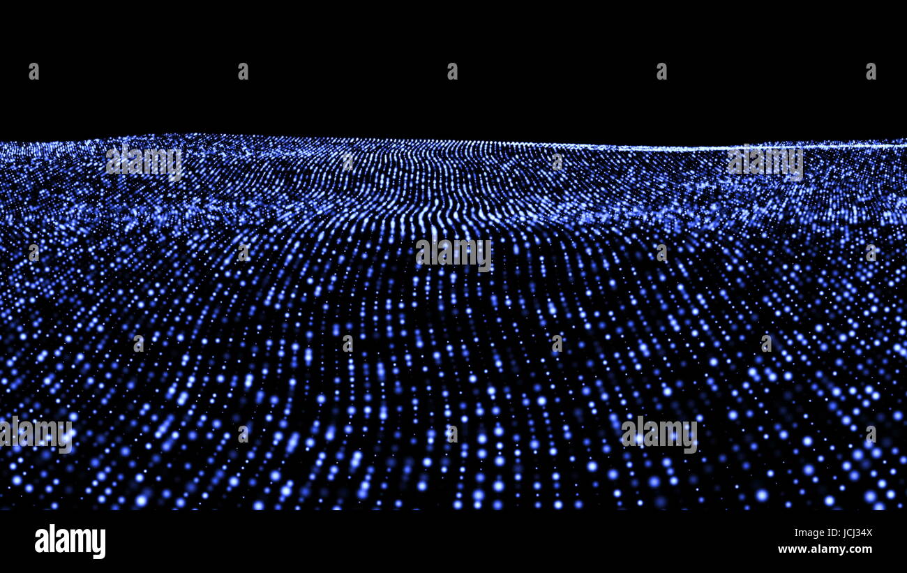 Abstract digital landscape. CG background. 3d illustration Stock Photo ...