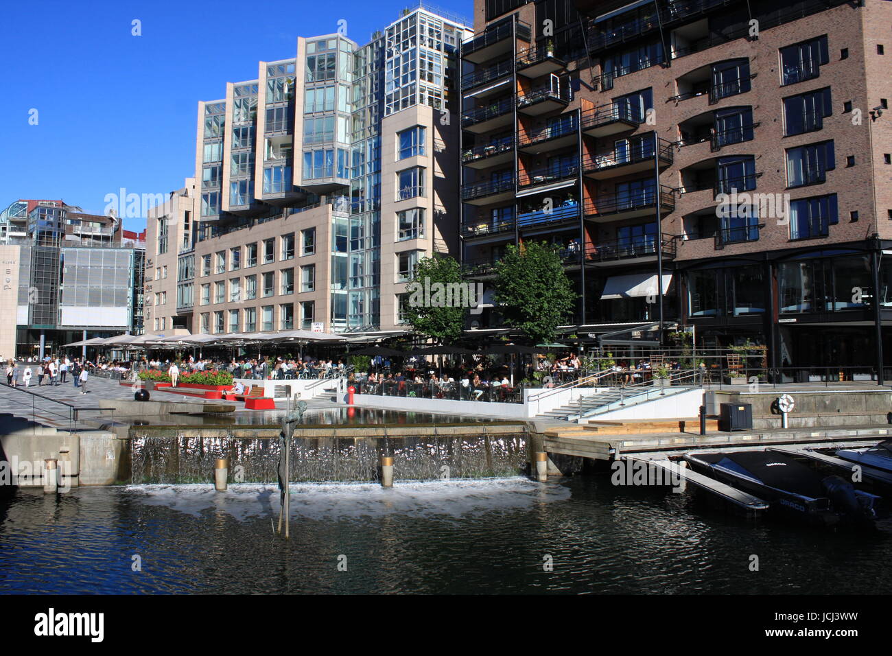 Oslo streets in Norway Stock Photo - Alamy