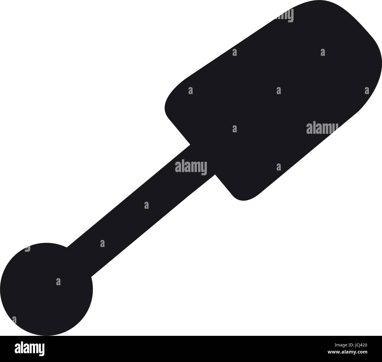 Isolated shovel toy silhouette Stock Vector Image & Art - Alamy