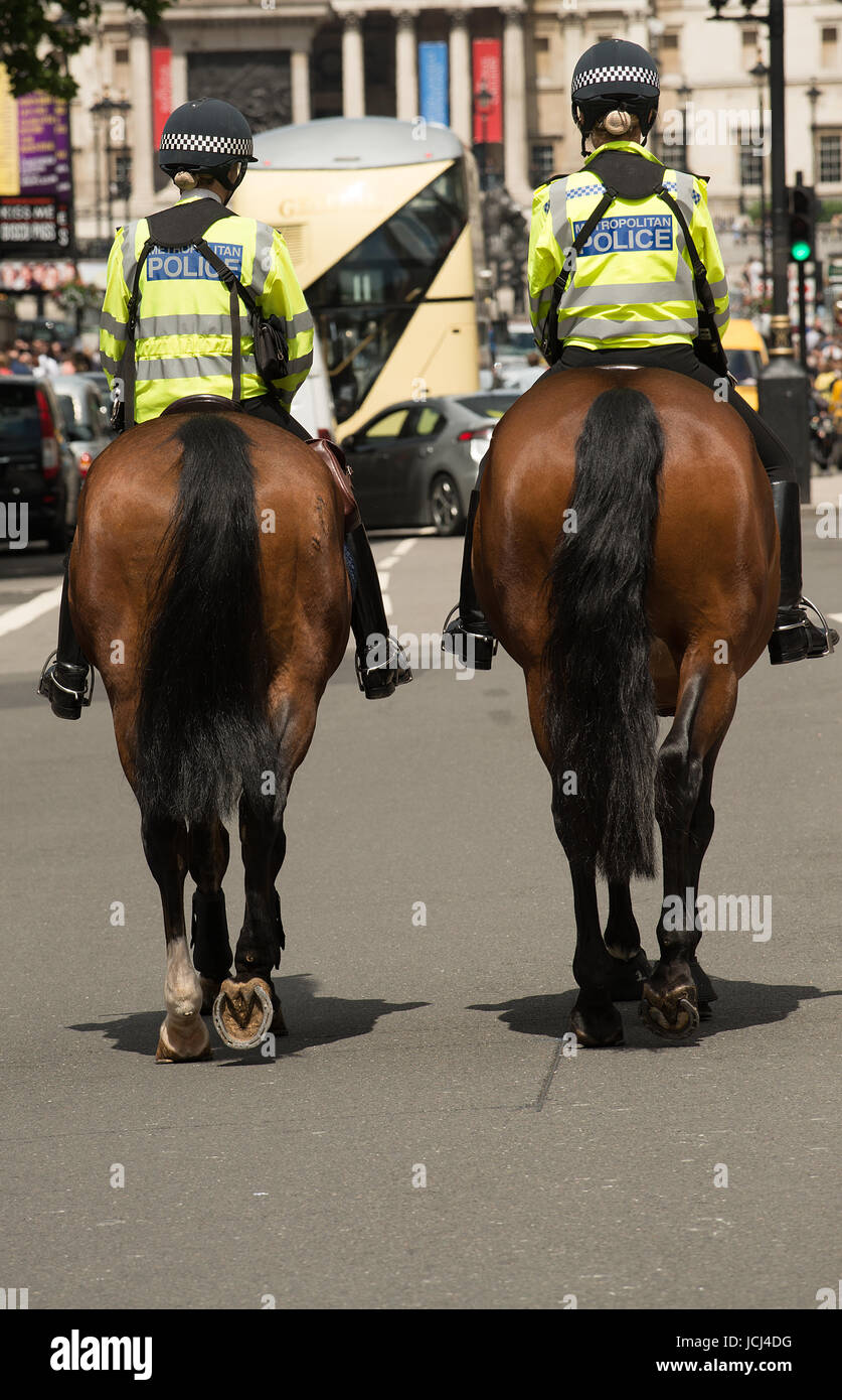 Metropolitan Police officers on high alert in central London, after ...