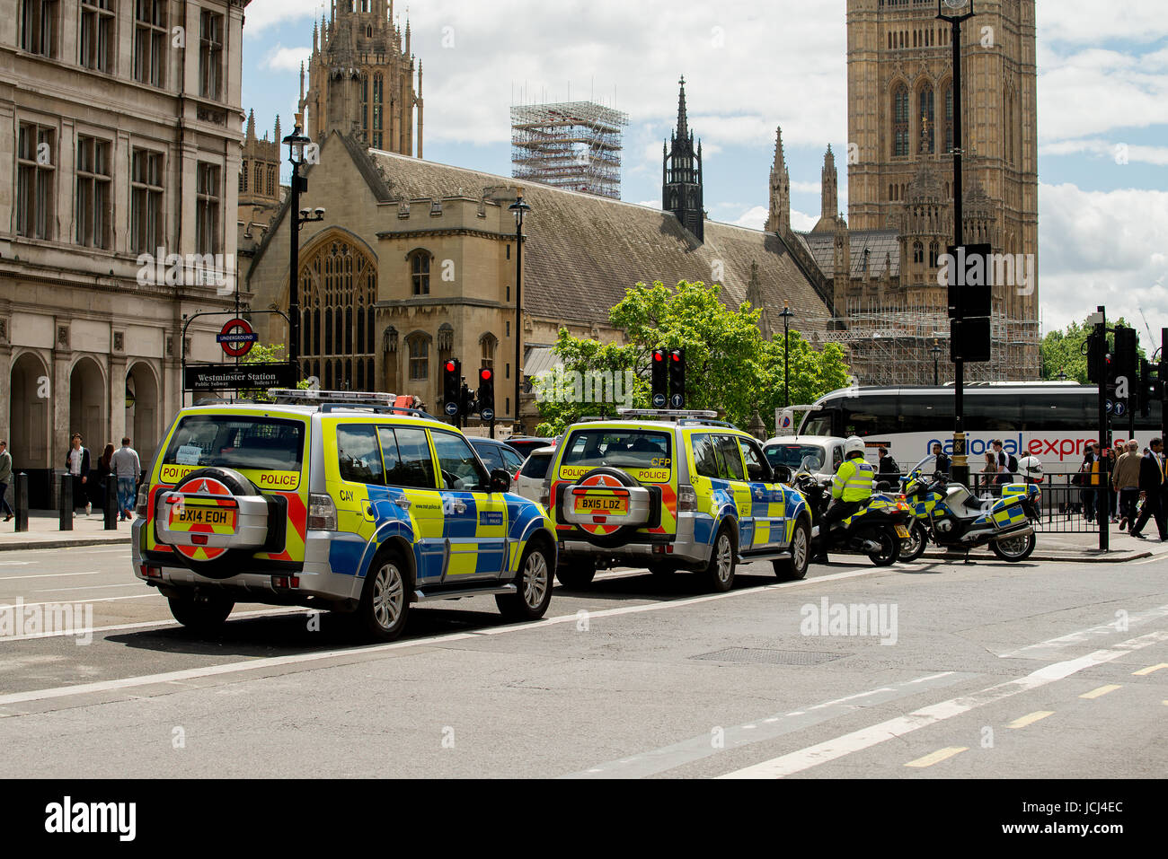 Metropolitan Police officers on high alert in central London, after ...