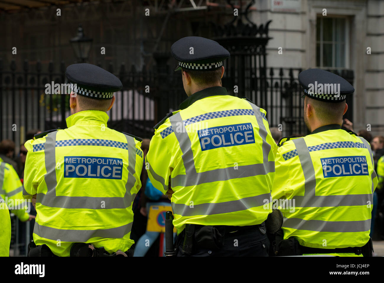 Metropolitan Police officers on high alert in central London, after ...