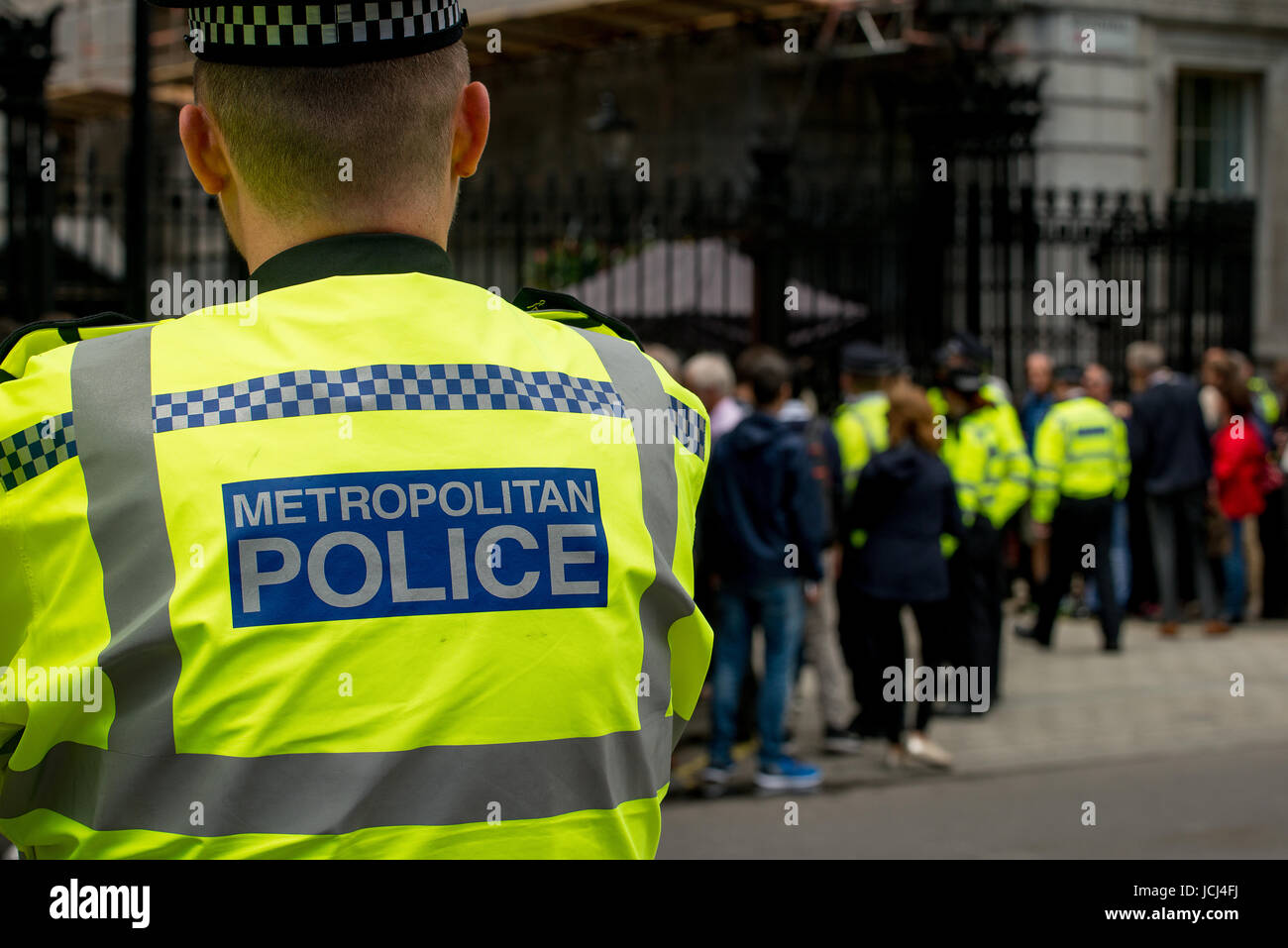 Metropolitan Police officers on high alert in central London, after ...