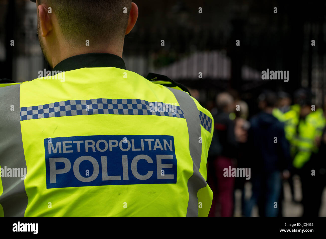 Metropolitan Police officers on high alert in central London, after ...