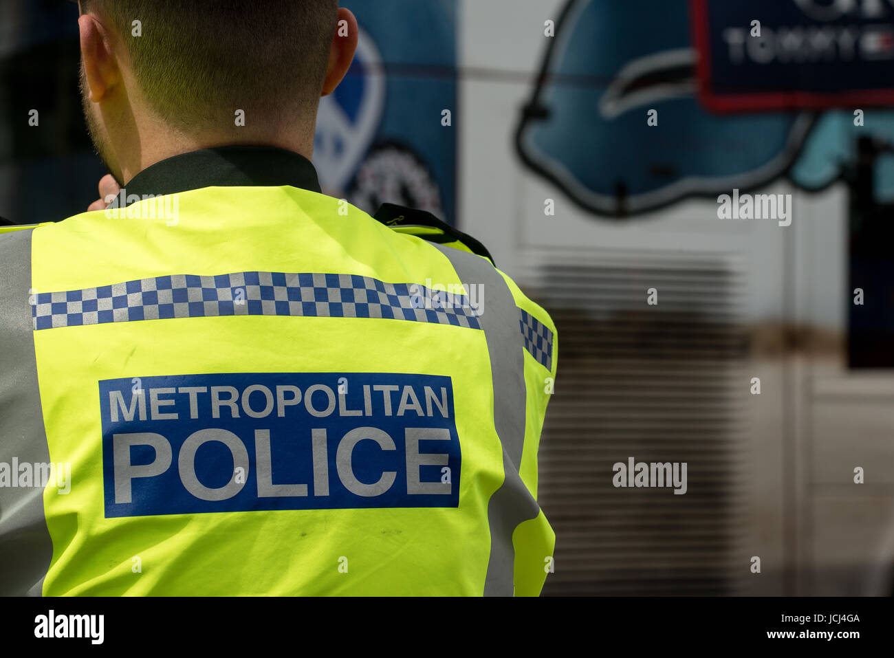 Metropolitan Police officers on high alert in central London, after ...