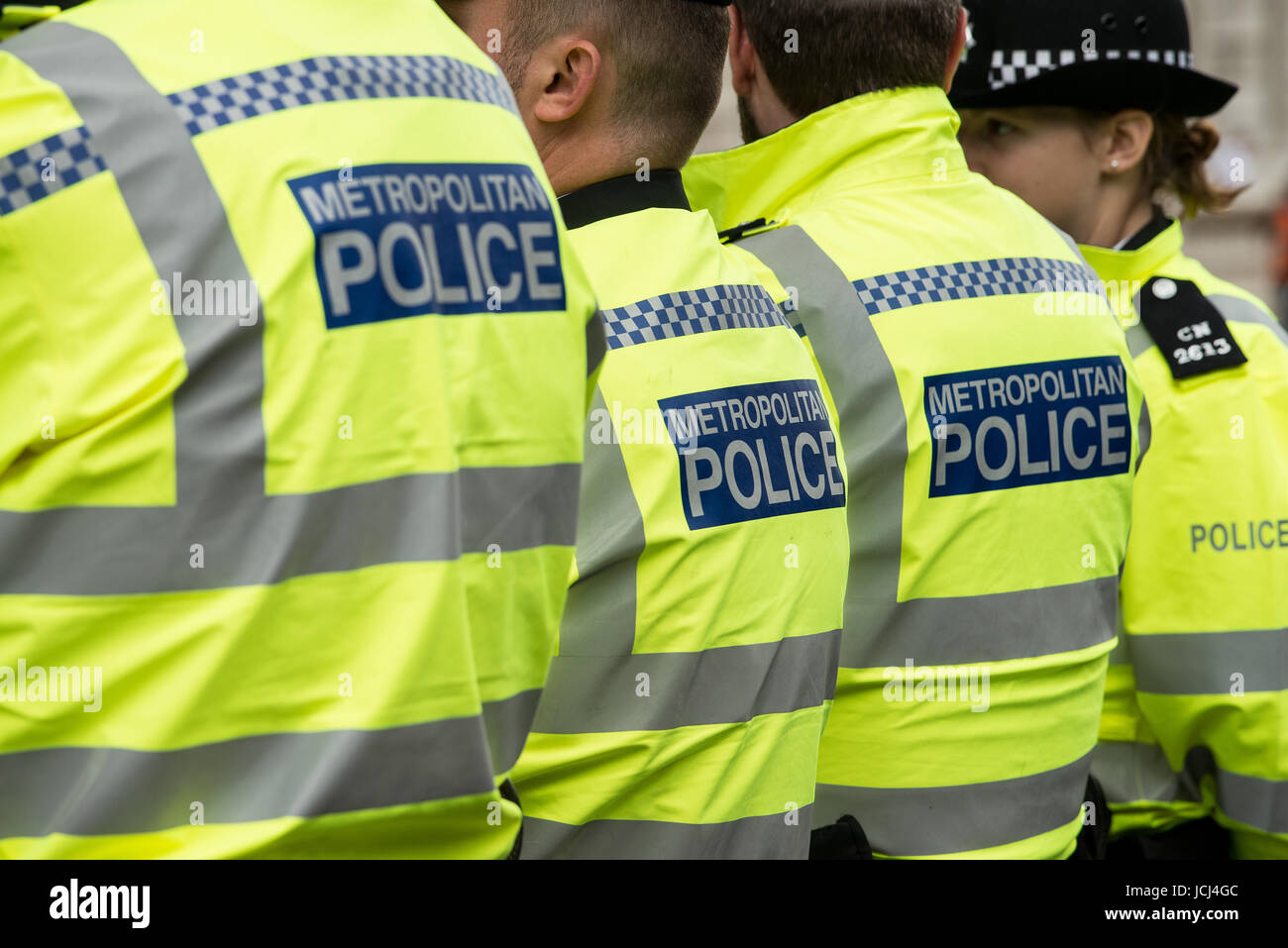 Metropolitan Police officers on high alert in central London, after ...