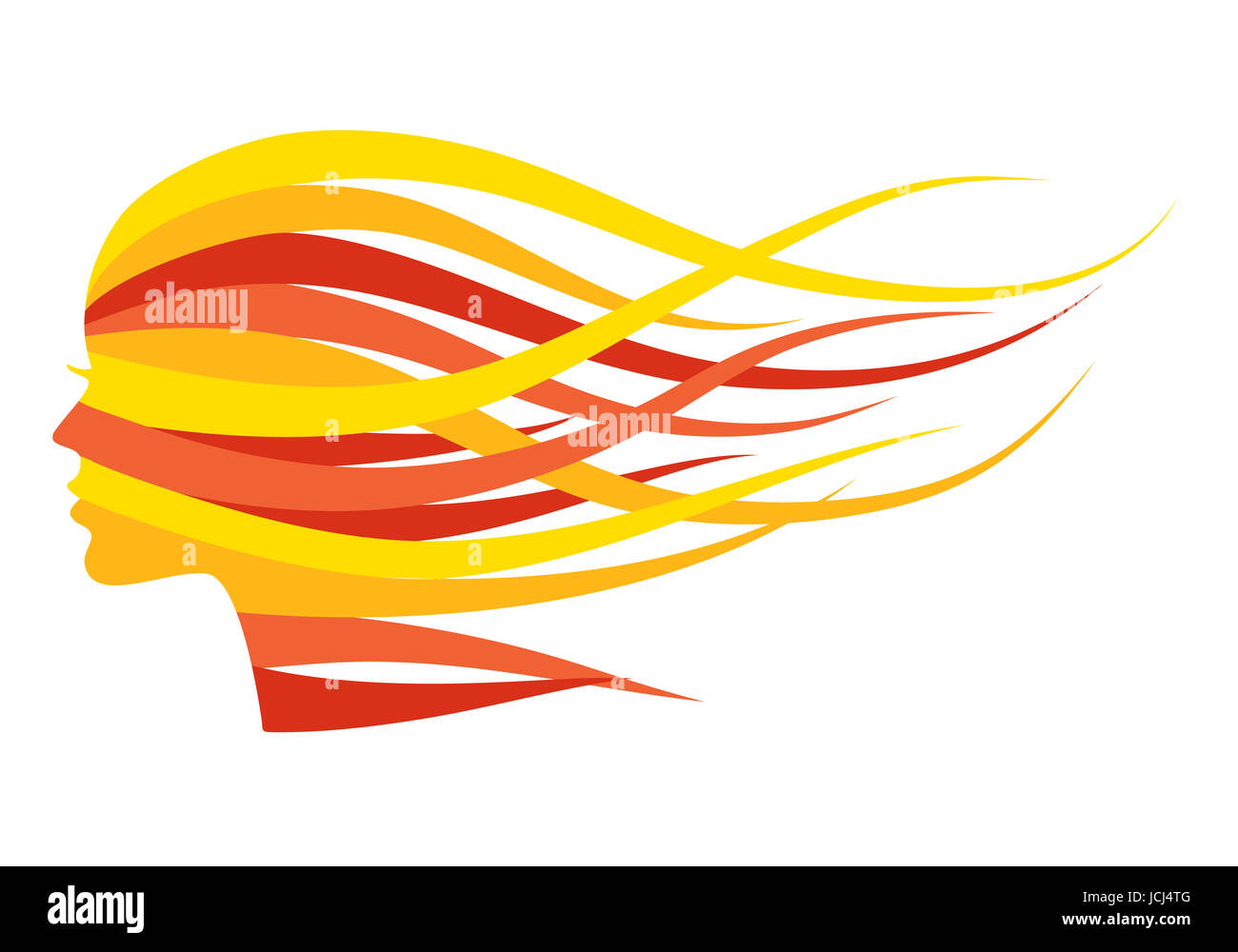 Hair Swirl Vector High Resolution Stock Photography and Images - Alamy