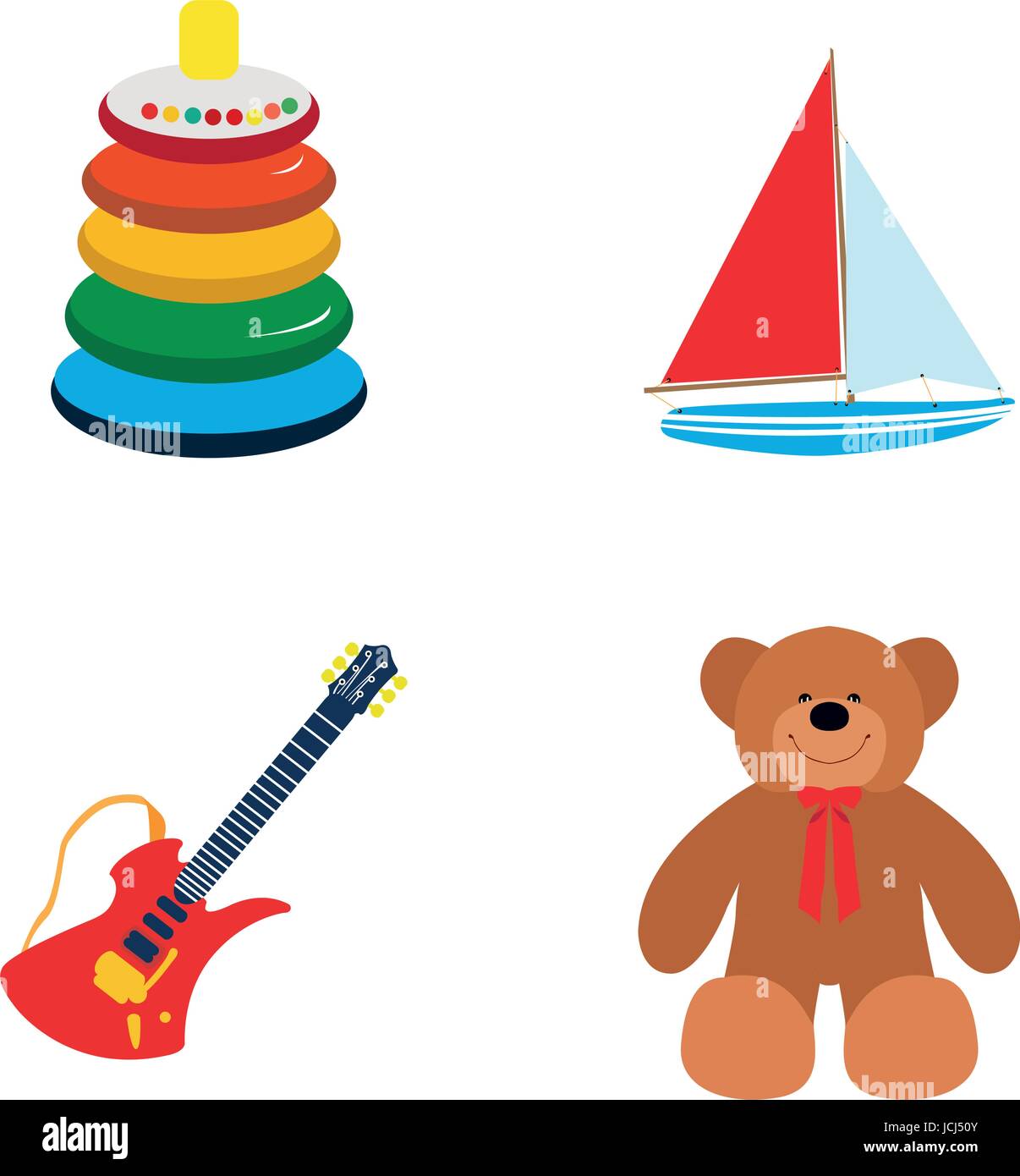 Set of toys Stock Vector Image & Art - Alamy