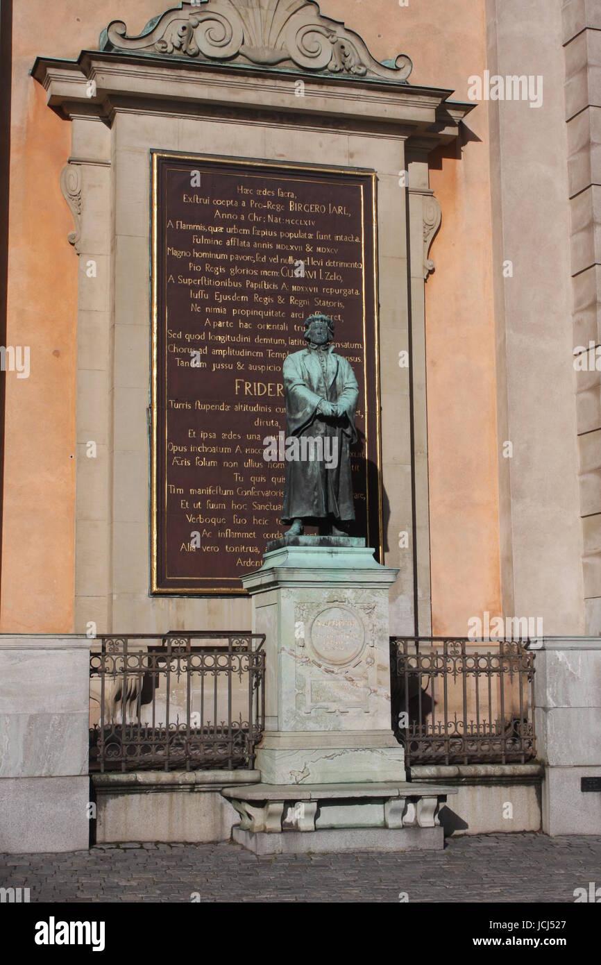 Stockholm monument - Sweden Stock Photo - Alamy