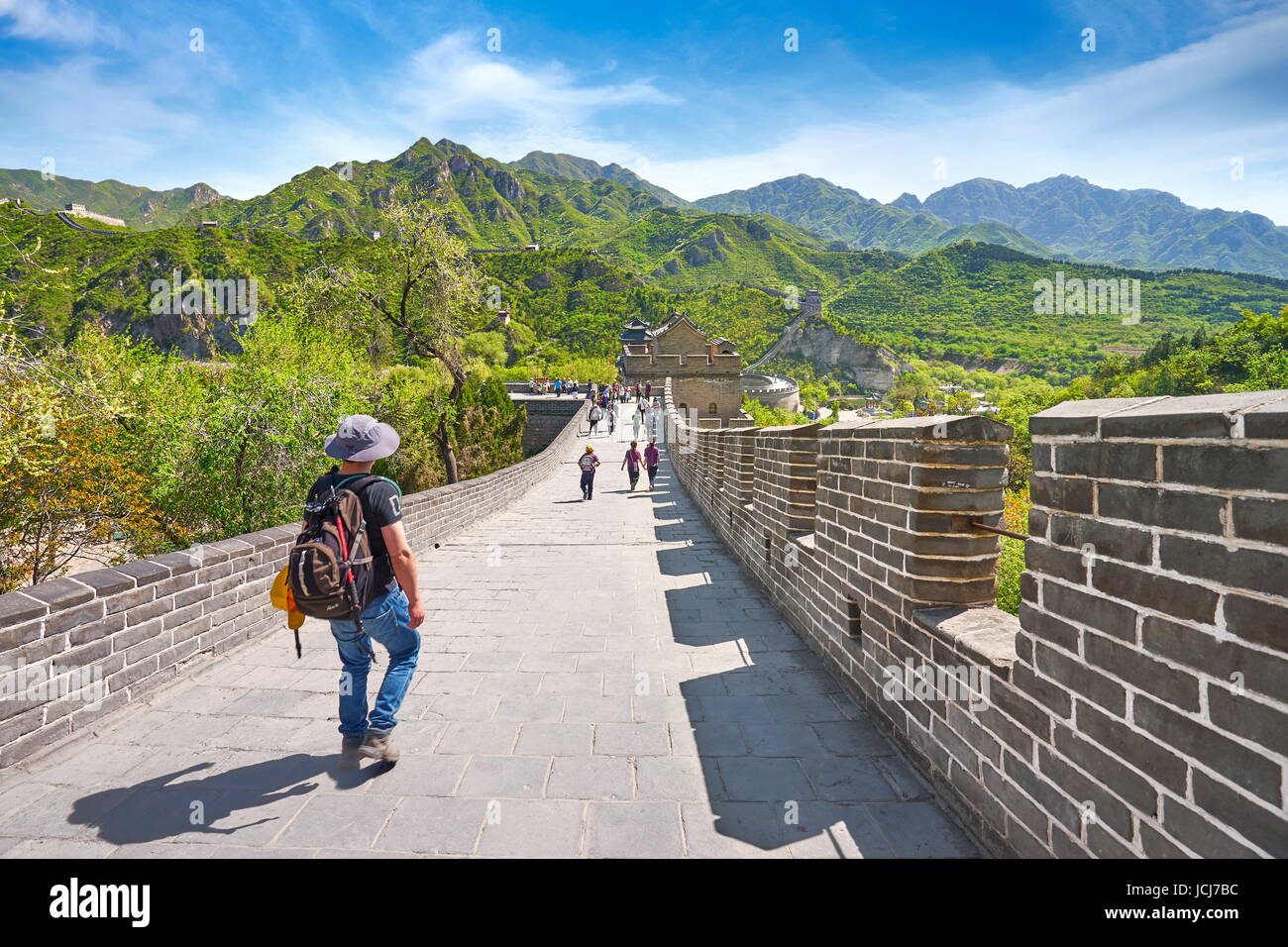 The Great Wall of China, UNESCO World Heritage Site, Beijing District ...