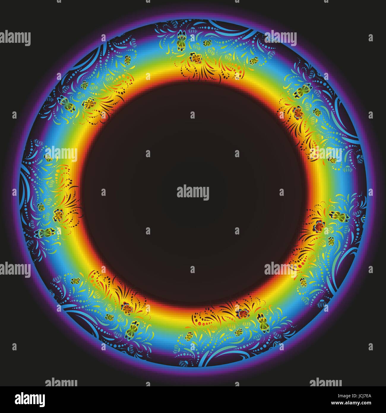 Abstract multicolor background rainbow pattern Stock Vector Images - Alamy