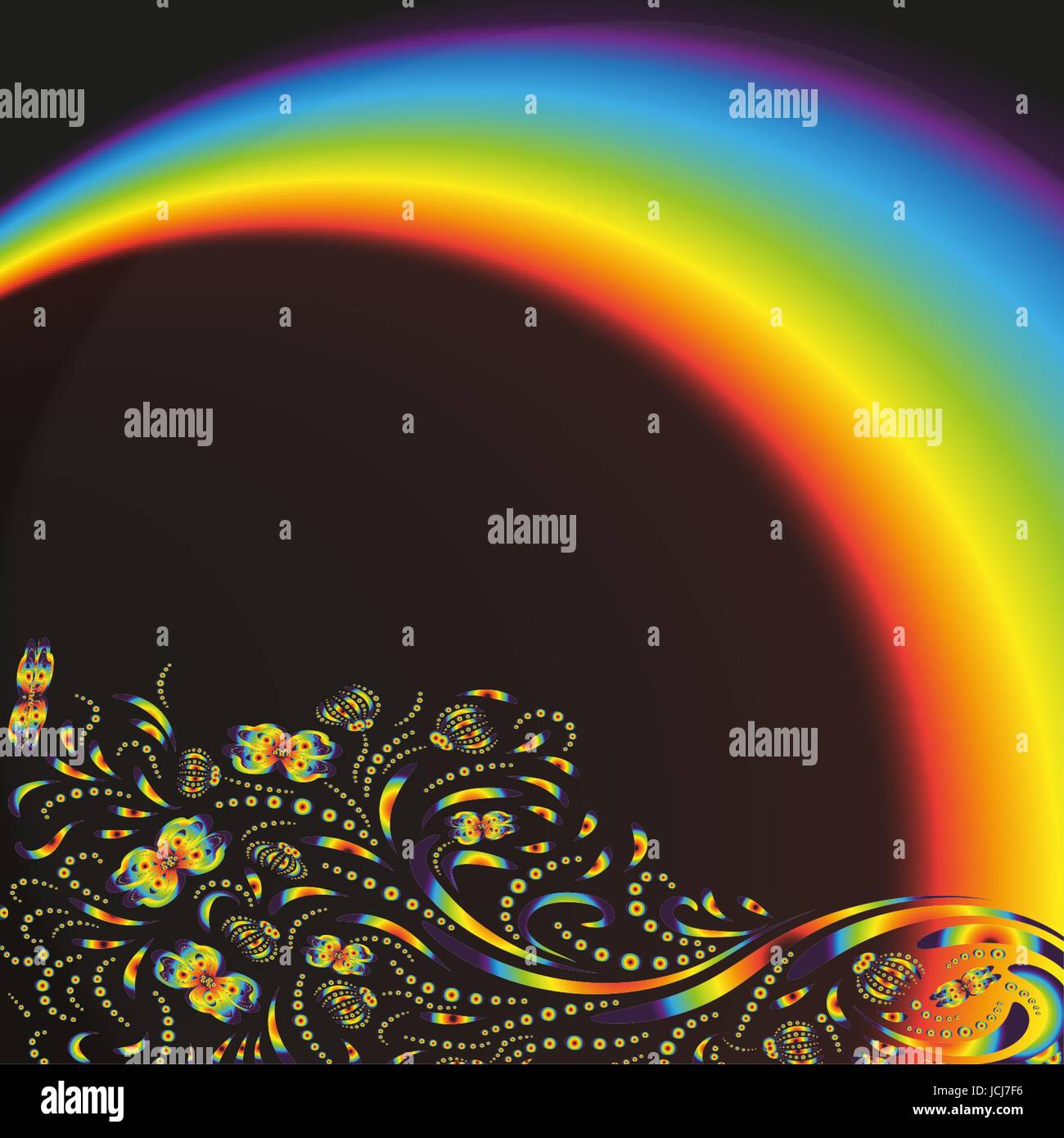 Abstract multicolor background rainbow pattern Stock Vector Images - Alamy