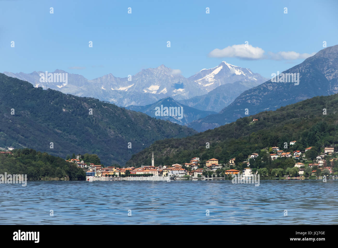 at the lago di mergozzo Stock Photo - Alamy