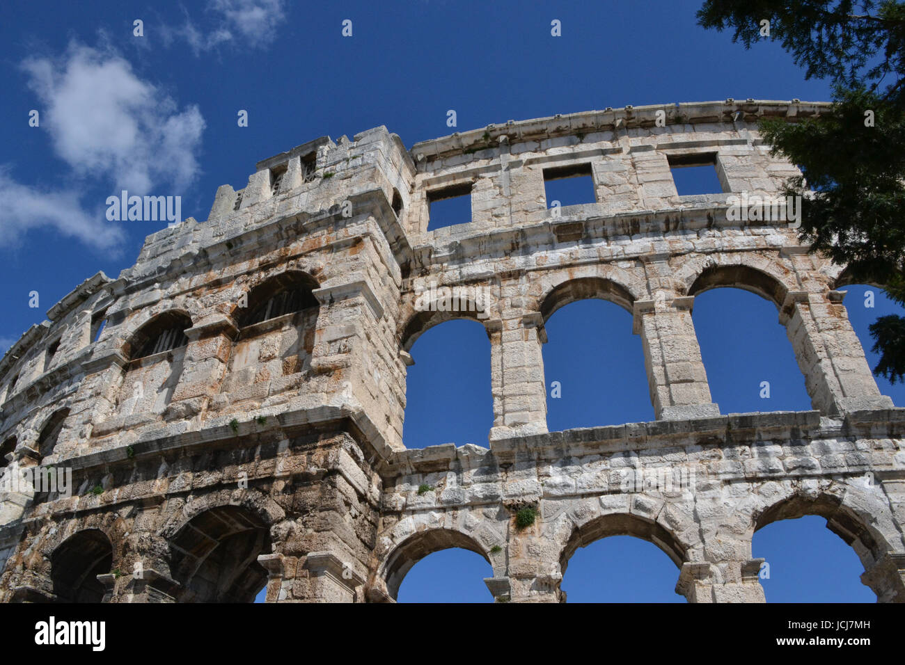 amphitheater in pula Stock Photo - Alamy