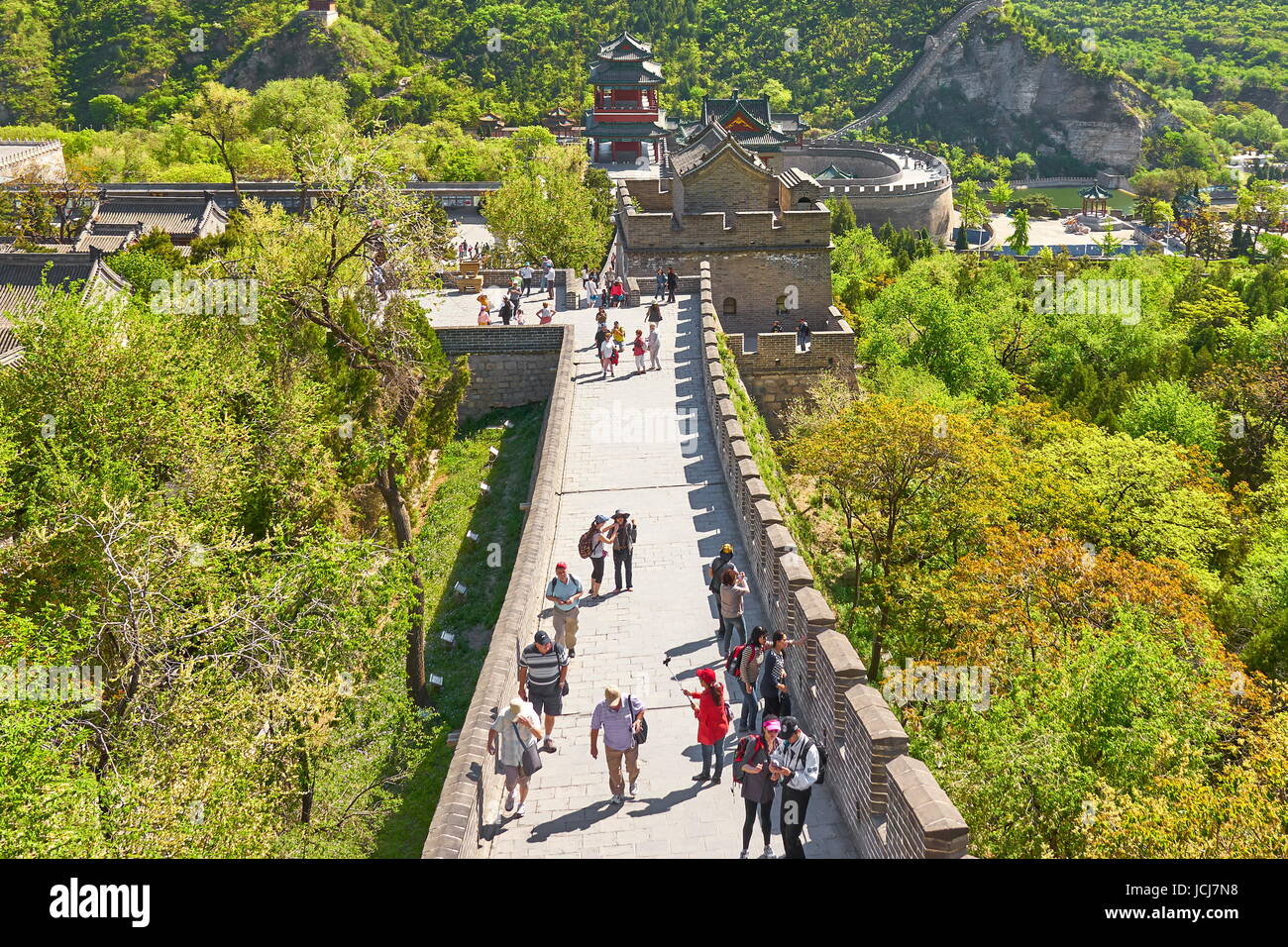 The Great Wall of China, UNESCO World Heritage Site, Beijing District ...