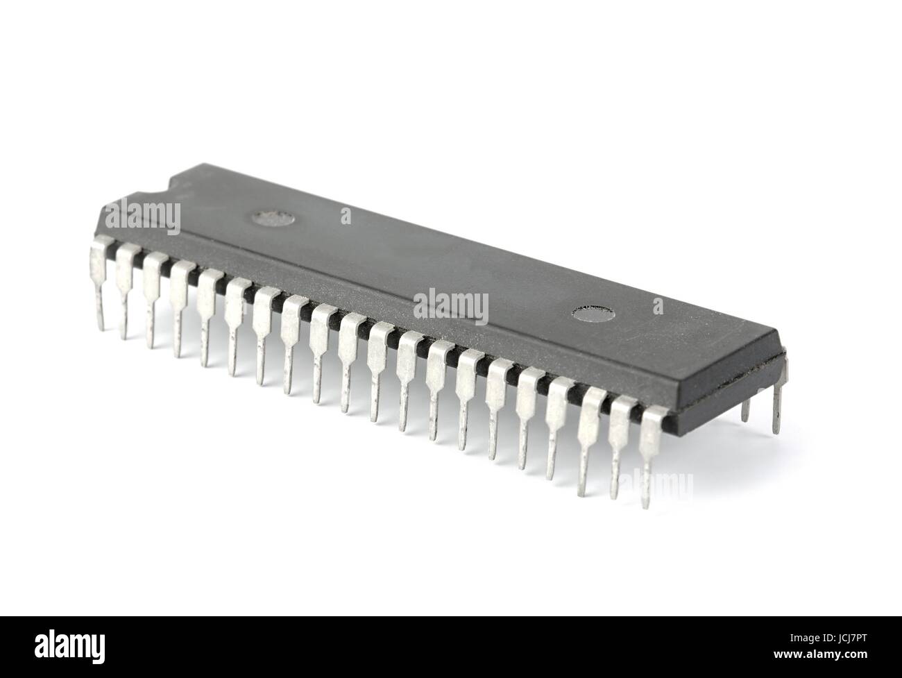 Computer chip isolated on white background Stock Photo - Alamy