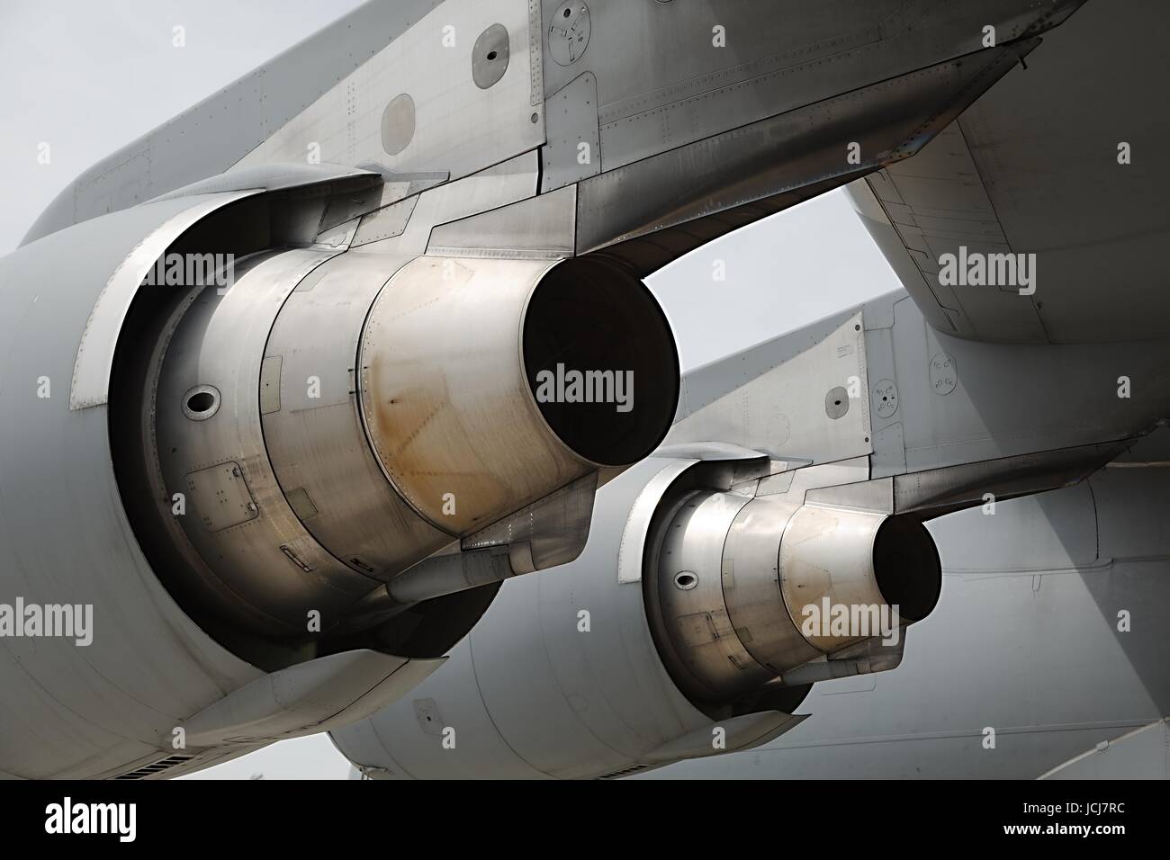 Engines of a huge cargo aircraft Stock Photo - Alamy