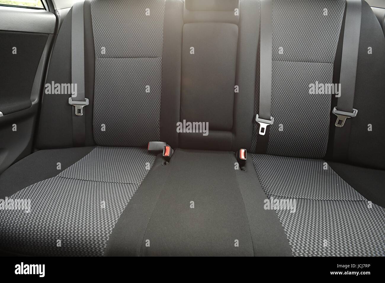 Car interior with back seats Stock Photo - Alamy
