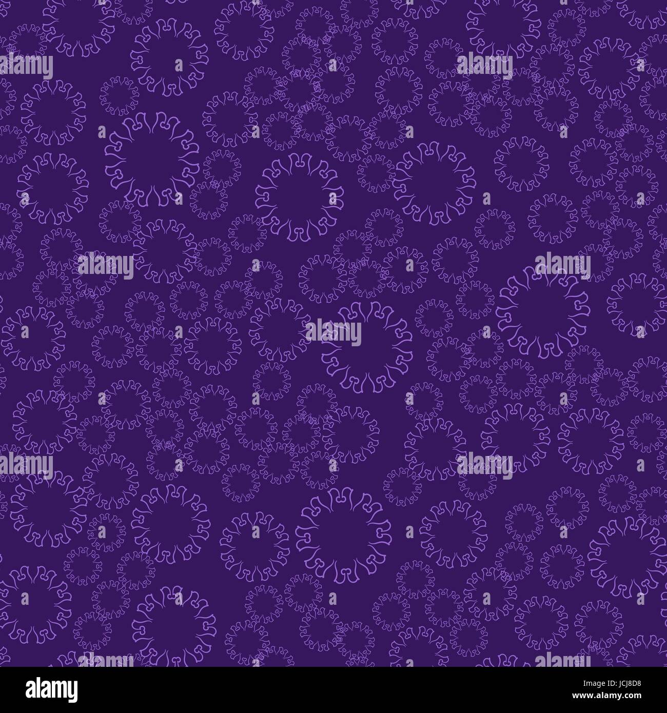 Seamless violet flower mandala for print on textile, fabric, coloring ...