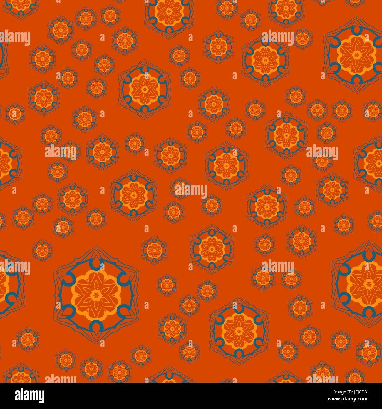 Mandala Geometric Seamless Pattern. Repeating Background Texture in ...