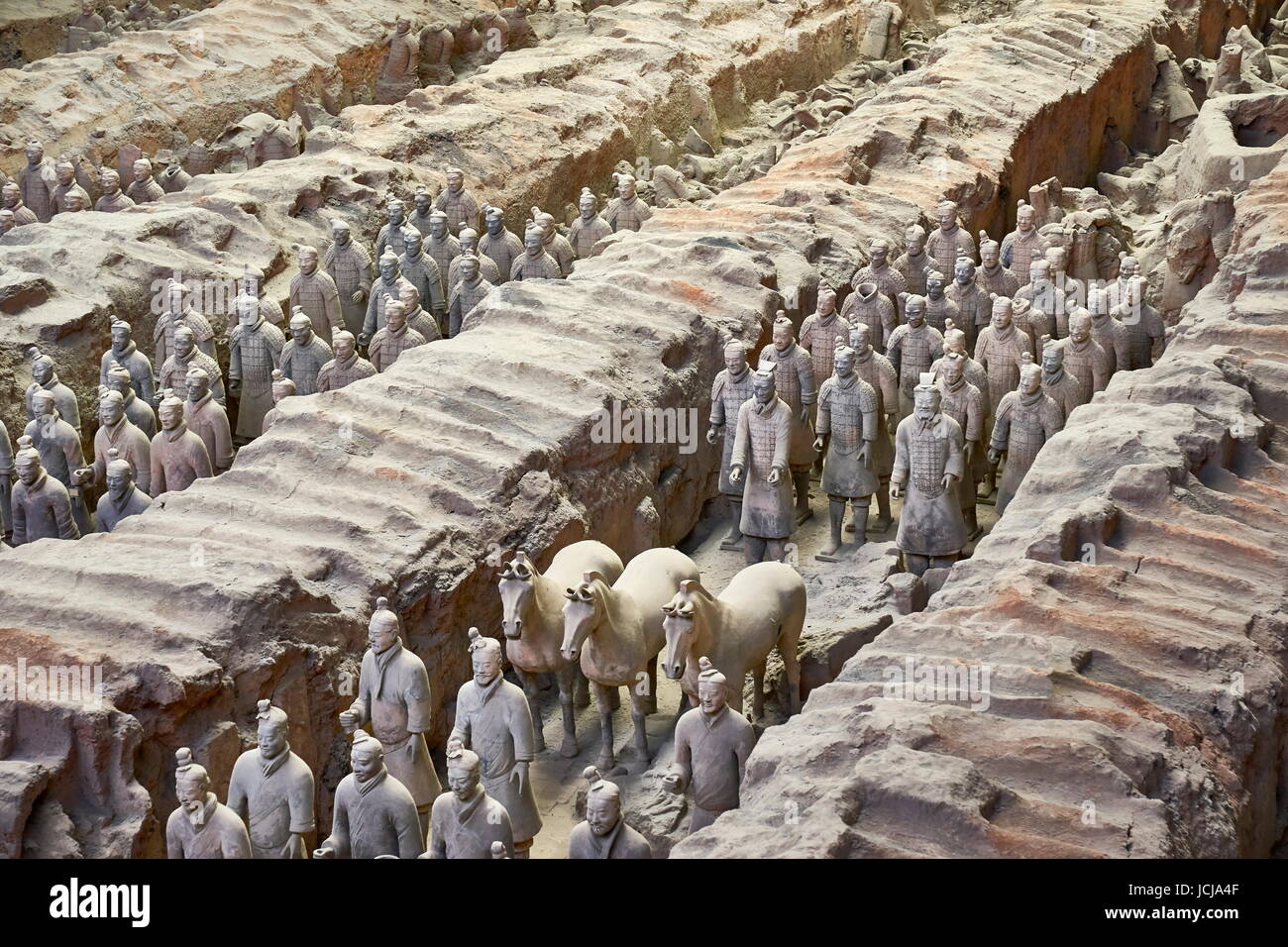 Terracotta army horse hi-res stock photography and images - Alamy