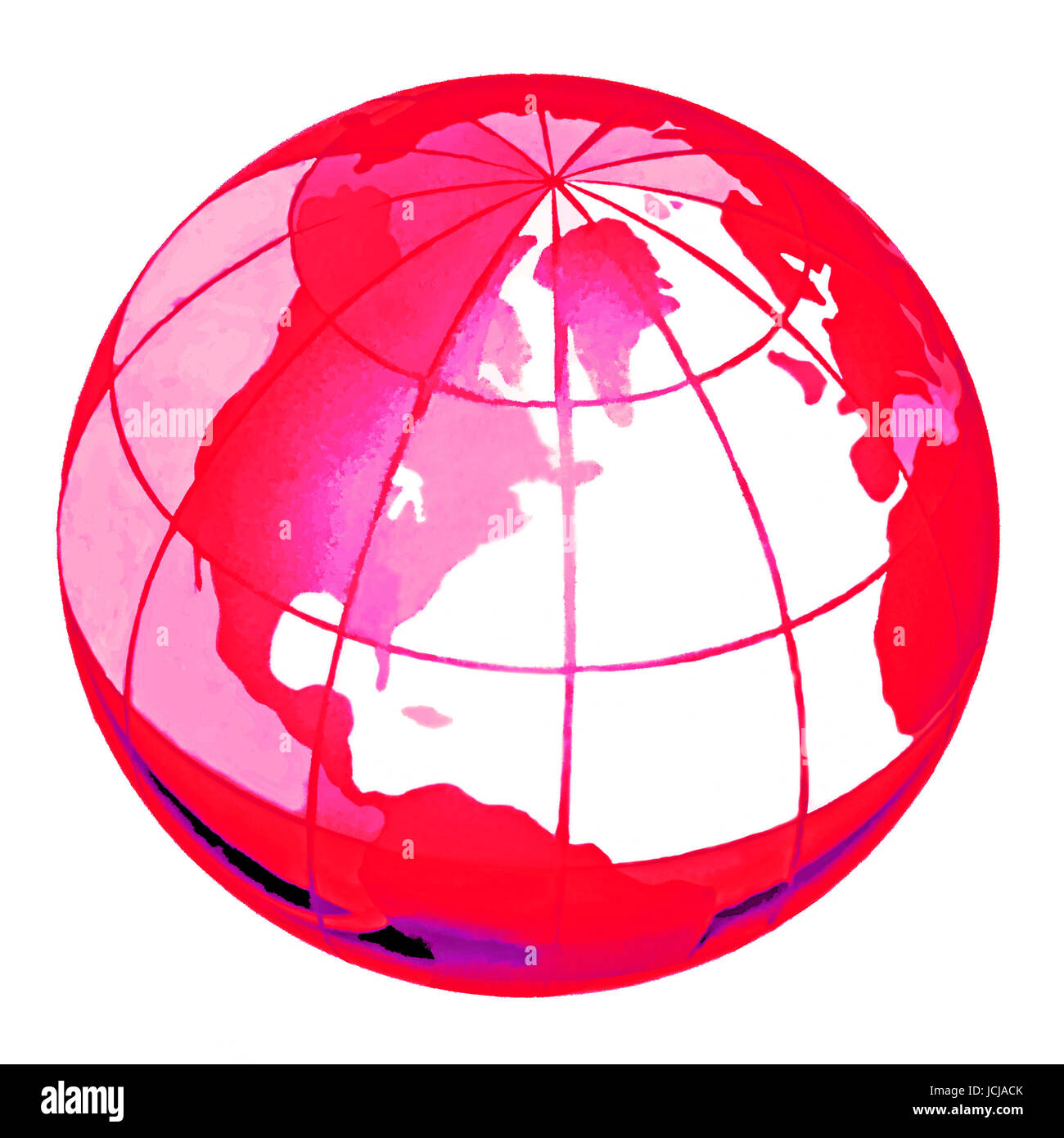 Red globe hi-res stock photography and images - Alamy