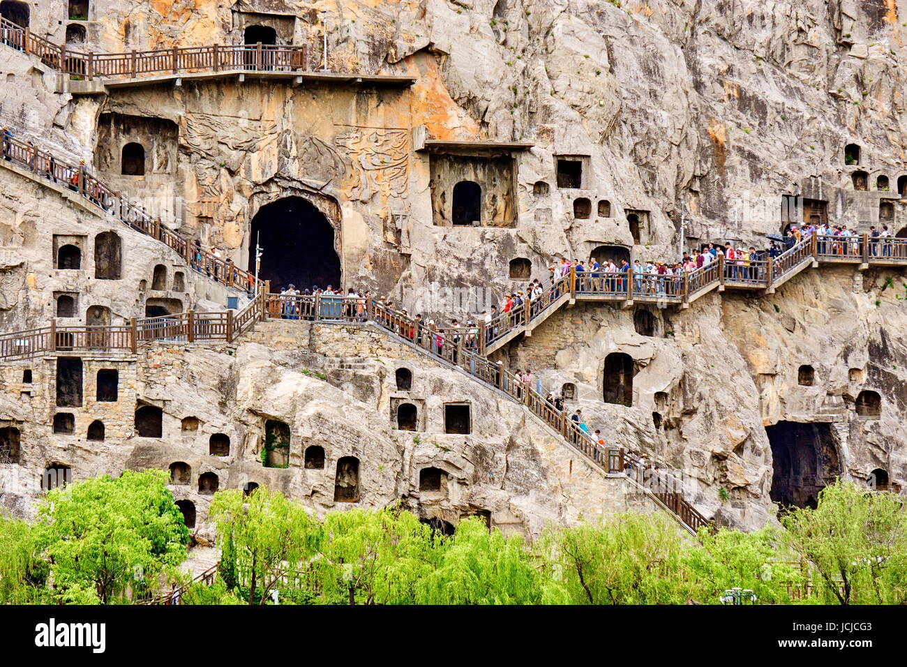 Longmen Grottoes, Luoyang, China Stock Photo - Alamy