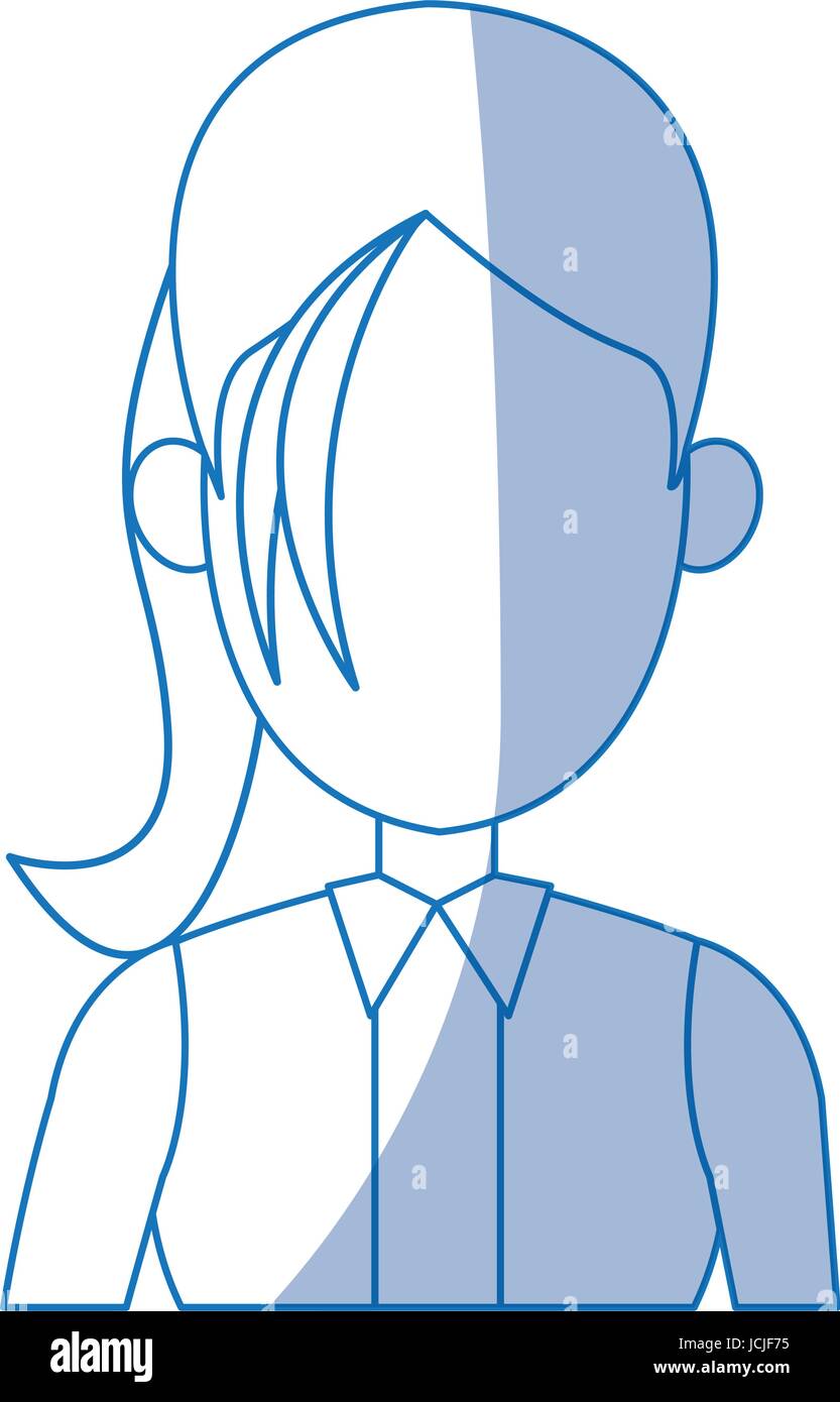 character woman icon female cartoon portrait Stock Vector Image & Art ...