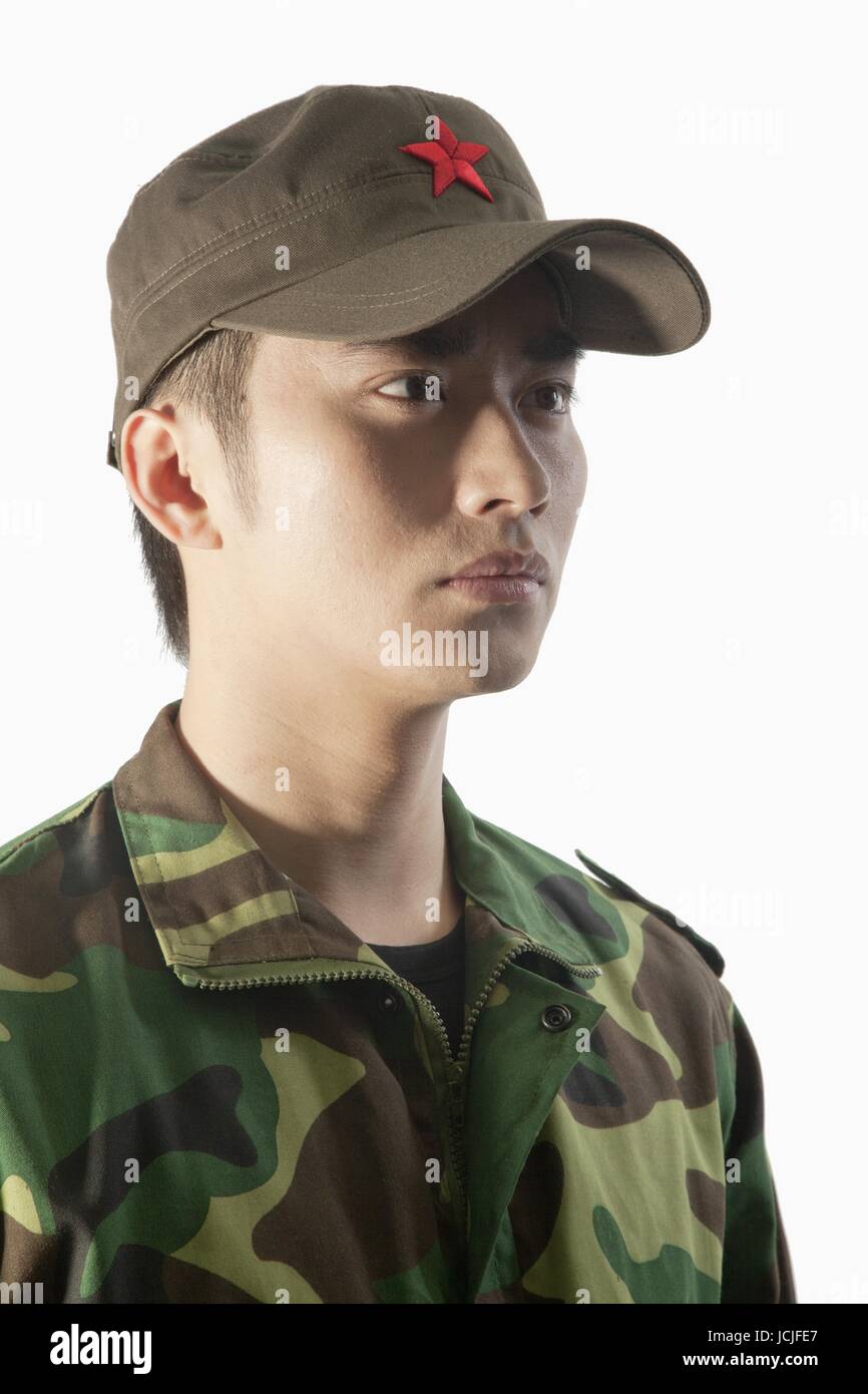 China cap army hi-res stock photography and images - Alamy