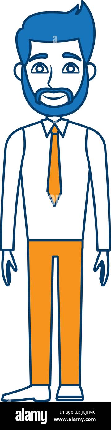 cartoon man standing character male Stock Vector Image & Art - Alamy