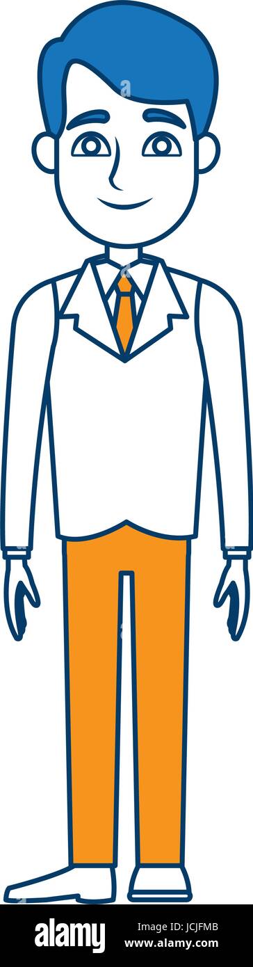 cartoon man standing character male Stock Vector Image & Art - Alamy