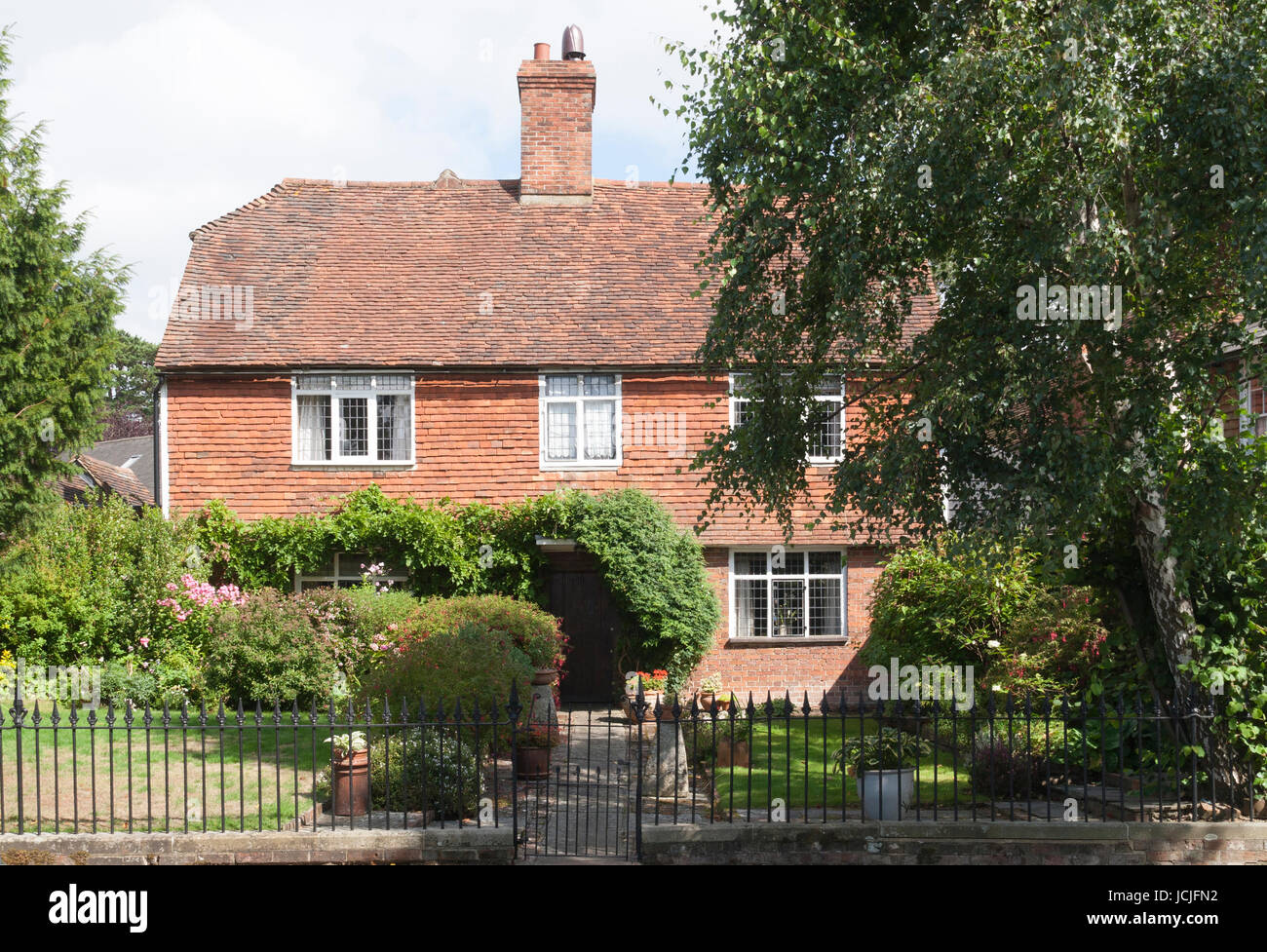 Cottage or House in Goudhurst Kent with clay tiled roof and upper ...