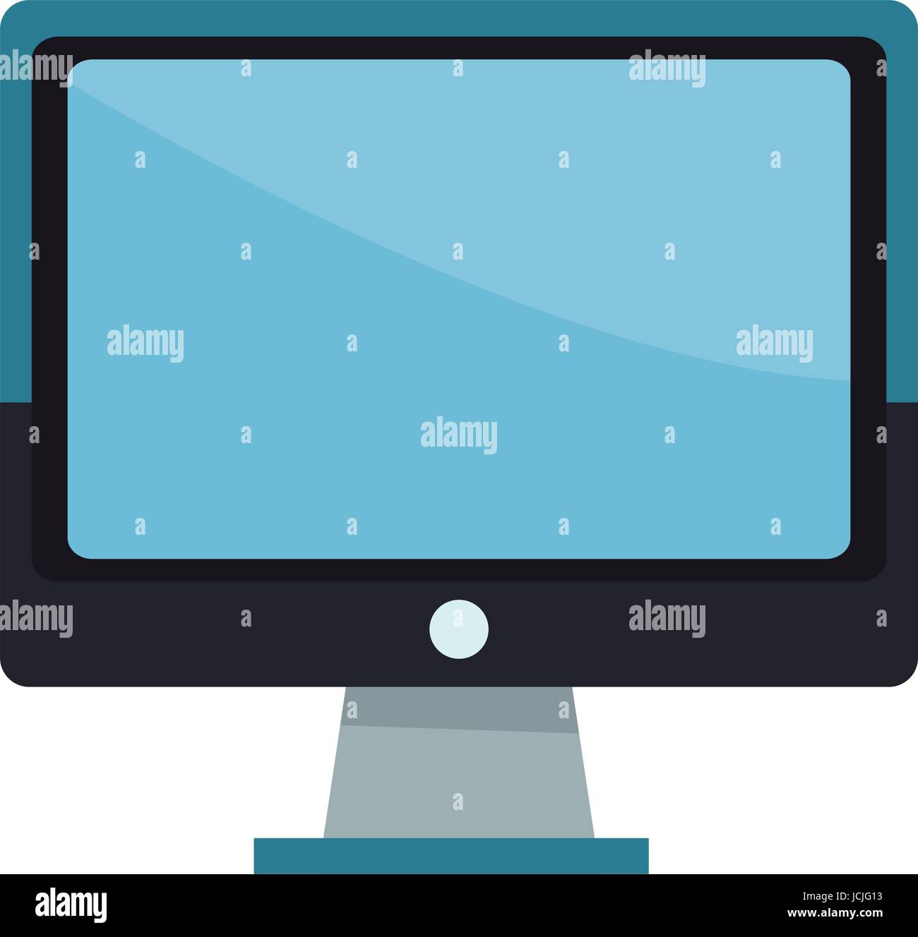 screen monitor computer device technology icon Stock Vector Image & Art ...