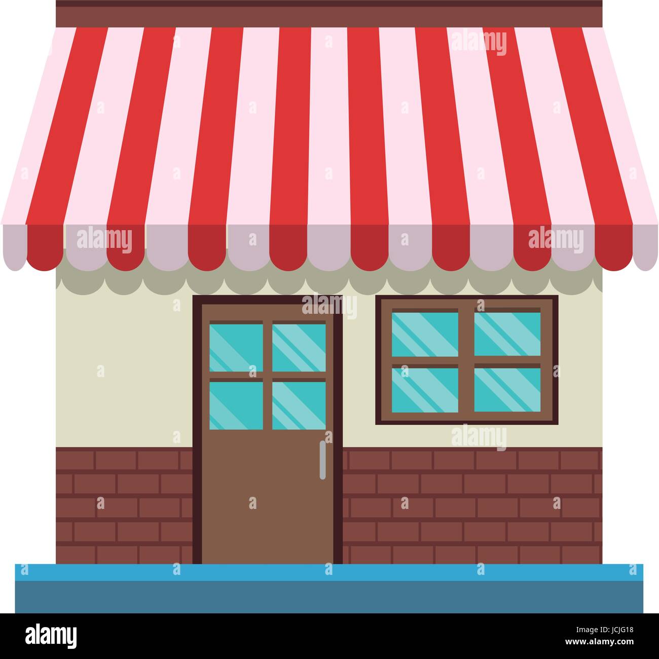 Mall entrance front facade Stock Vector Images - Alamy