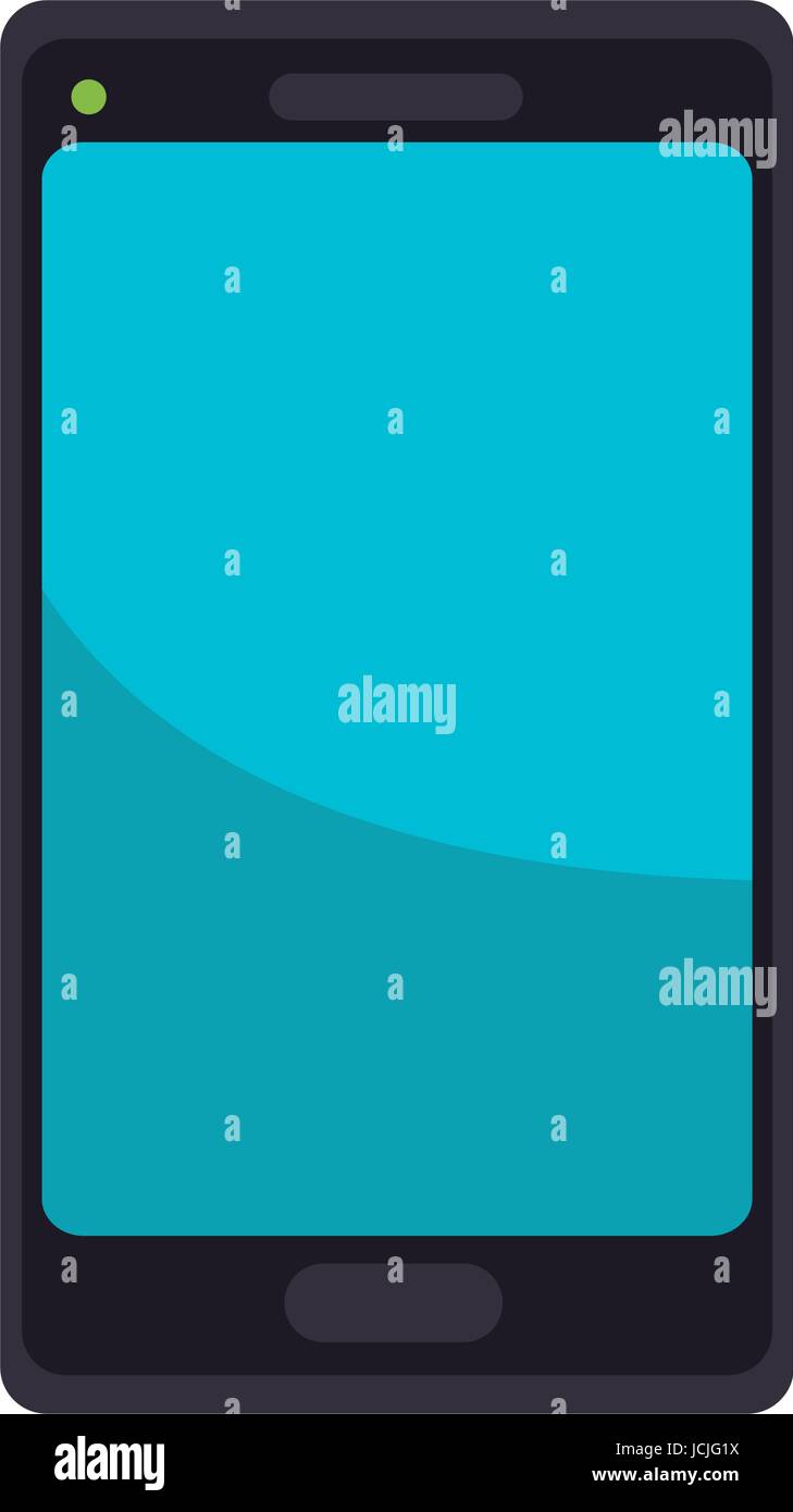 smartphone digital display connection communication Stock Vector Image ...