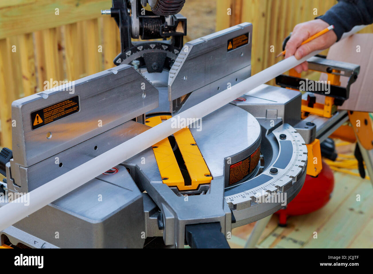 Sliding compound miter saw hi-res stock photography and images - Alamy