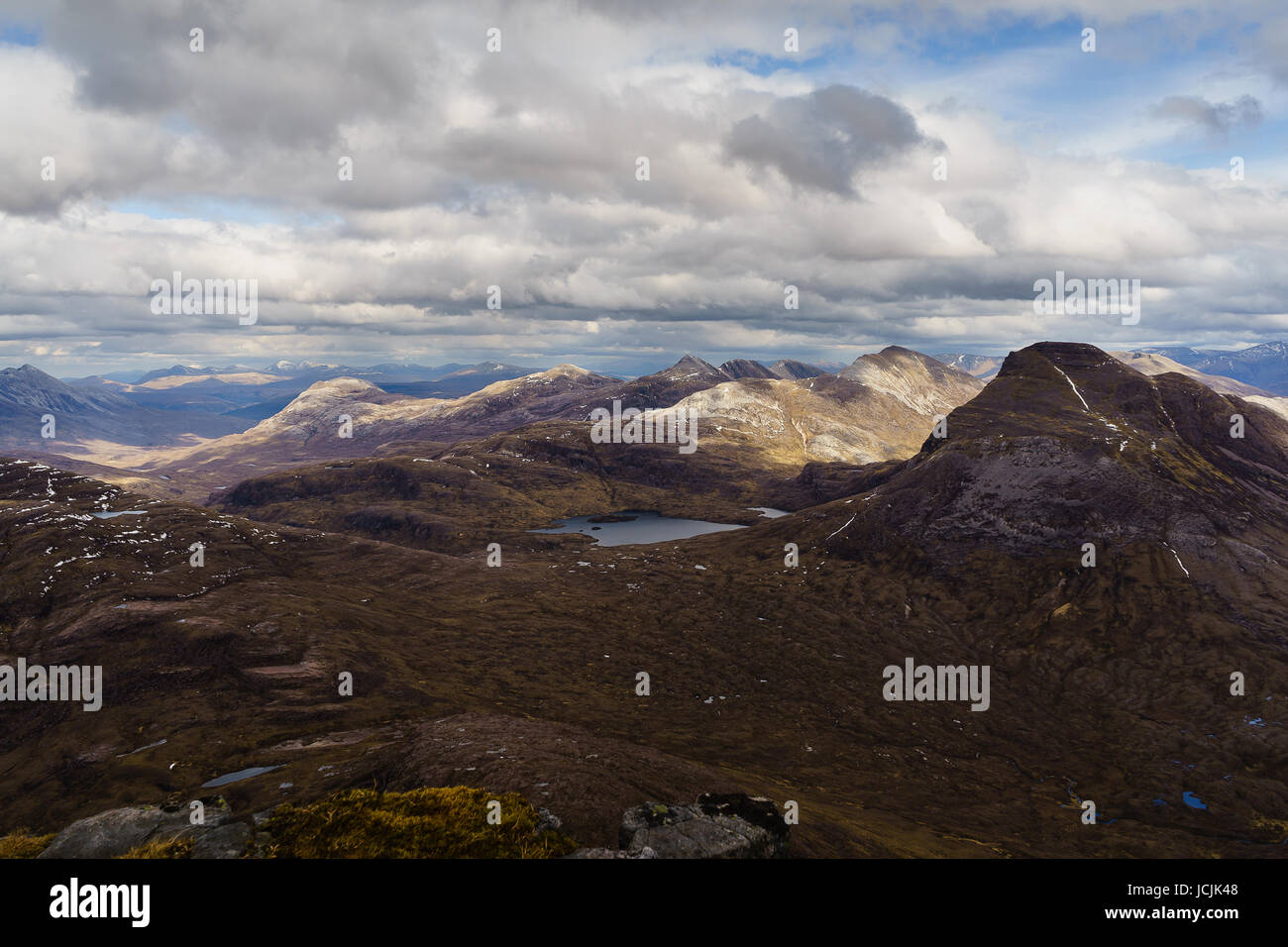 Maol Chean Dearg & The Coulin Forest Mountains Stock Photo - Alamy