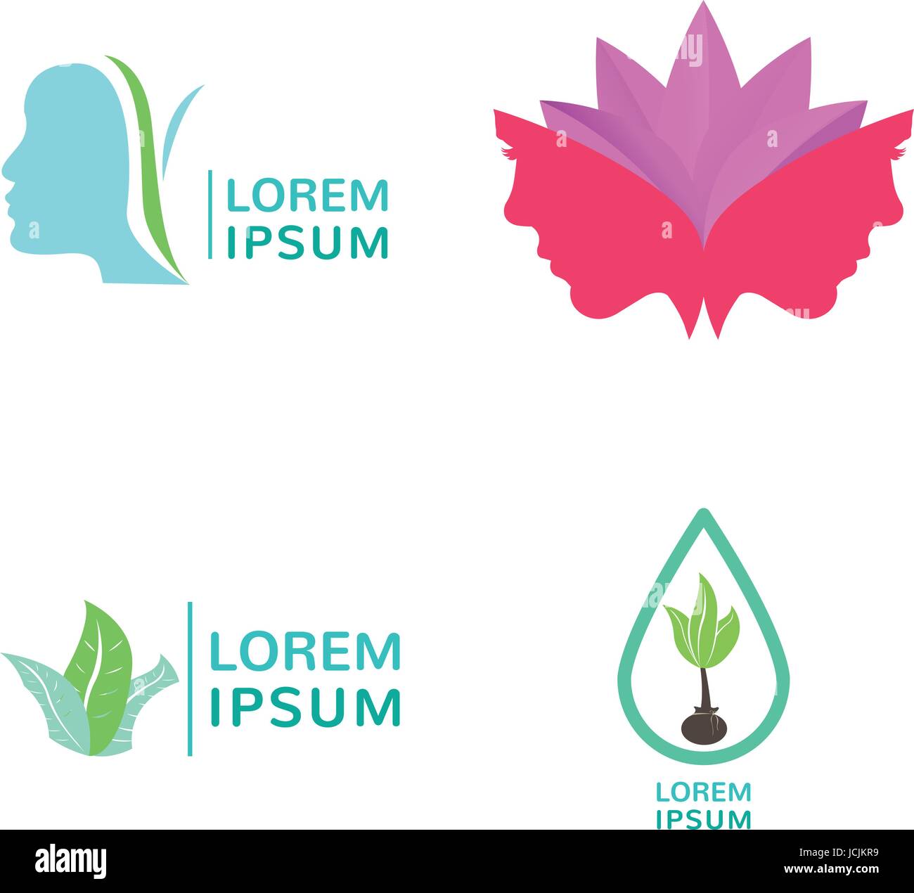 Set of spa logos Stock Vector Image & Art - Alamy