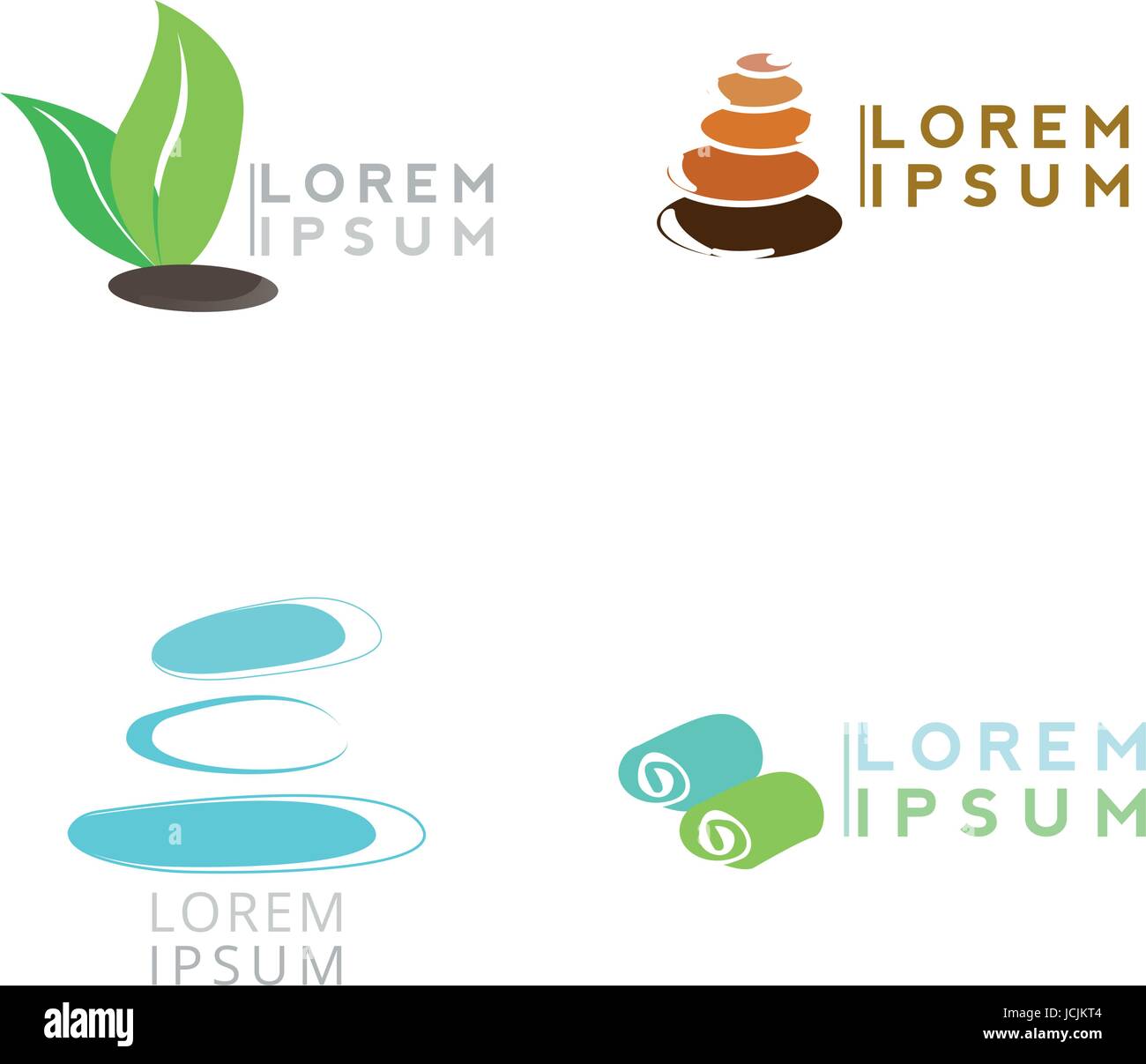 Set of spa logos Stock Vector Image & Art - Alamy