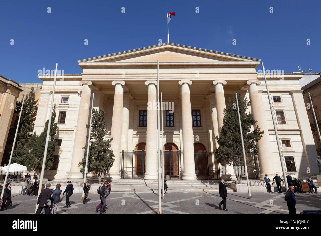 Palace of Justice, Grand Siege Square, Republic Street, Valletta, Malta ...