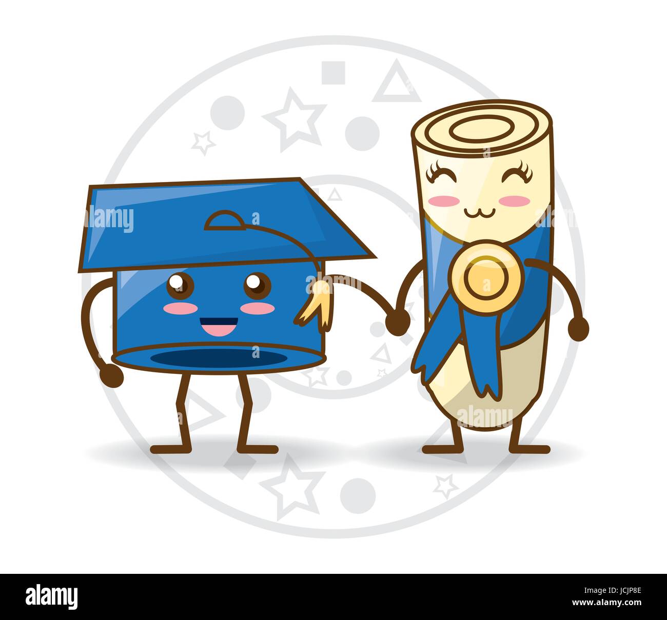 kawaii icons school tools to study education Stock Vector Image & Art ...