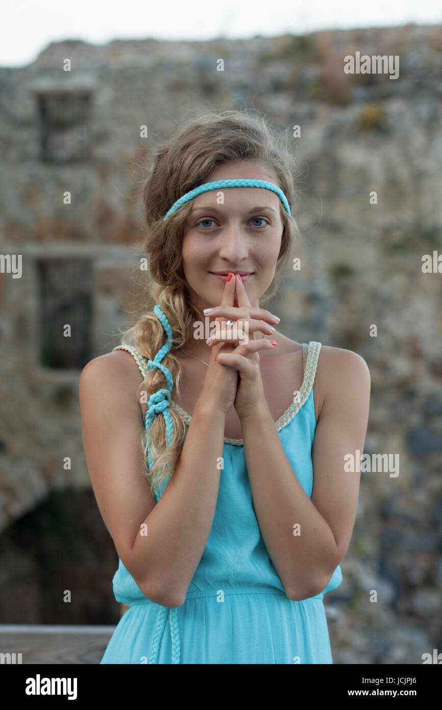 Woman Turquoise Jewelry High Resolution Stock Photography and Images ...