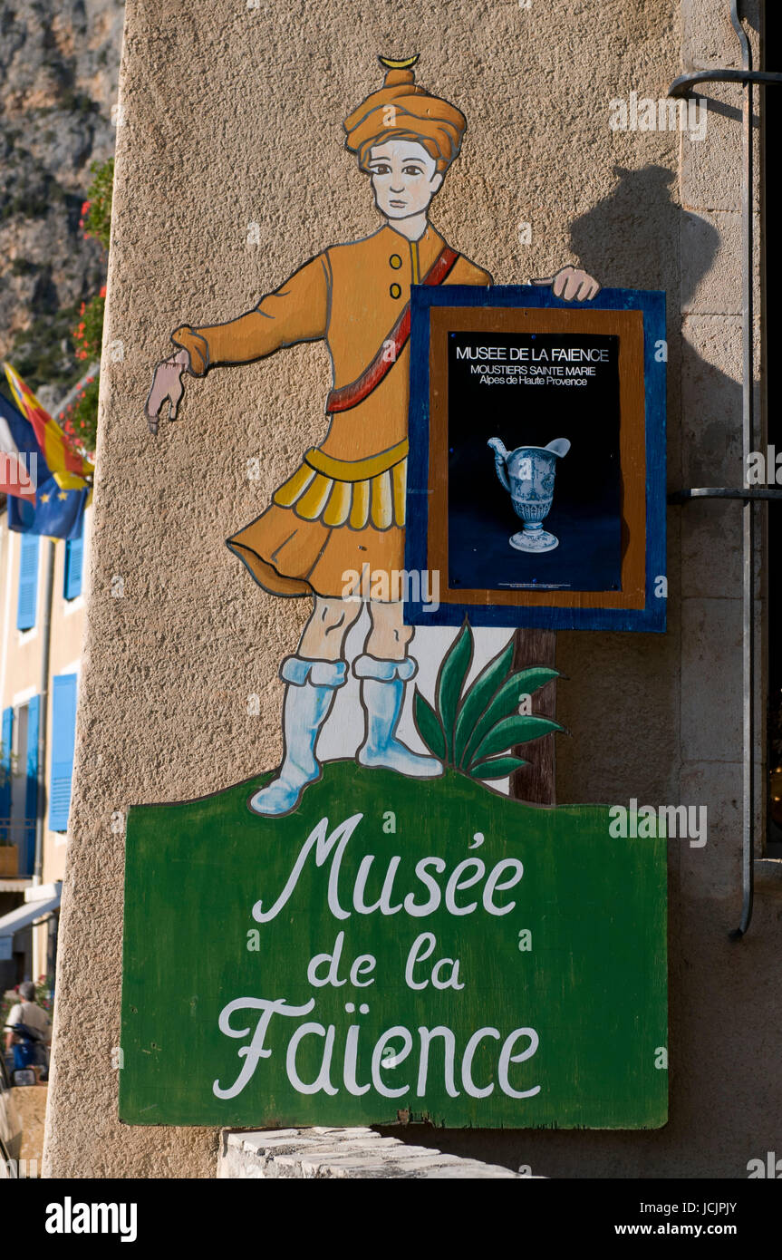 Museum of Faience Pottery, Moustiers-Sainte-Marie, Provence, France ...