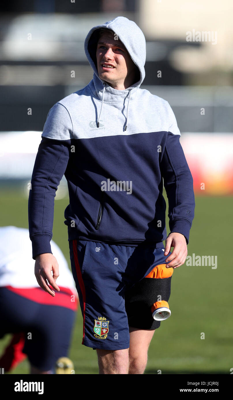 British and Irish Lions Owen Farrell during the captain's run at the ...