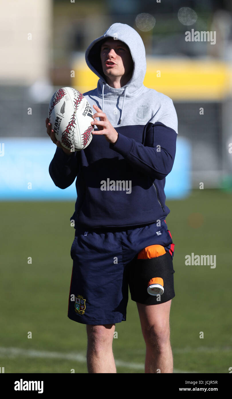 British and Irish Lions Owen Farrell during the captain's run at the ...