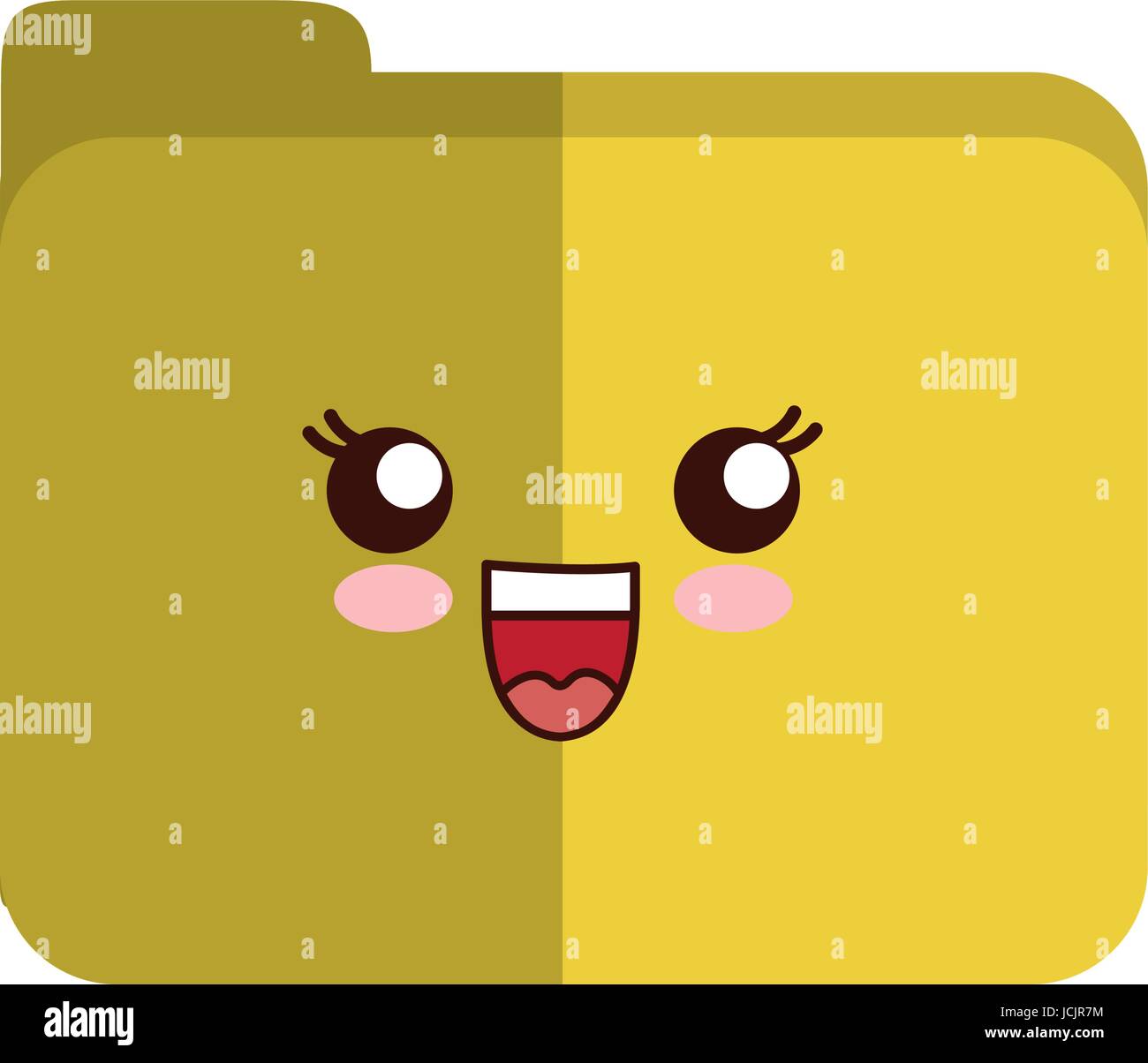 Folder document kawaii character hi-res stock photography and images ...