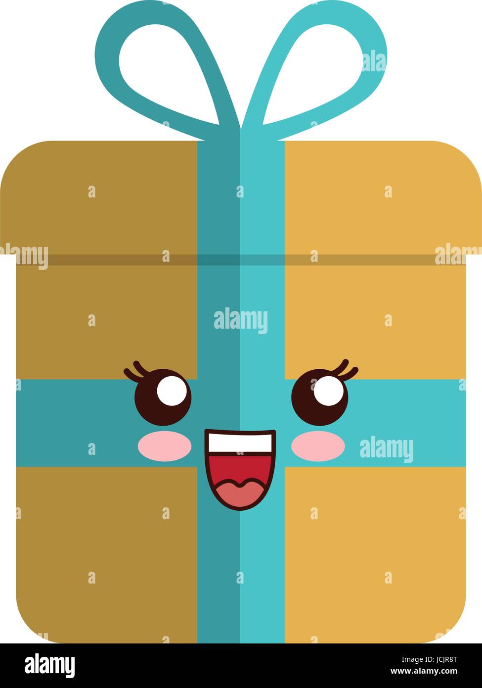 kawaii gift box icon Stock Vector Image & Art - Alamy